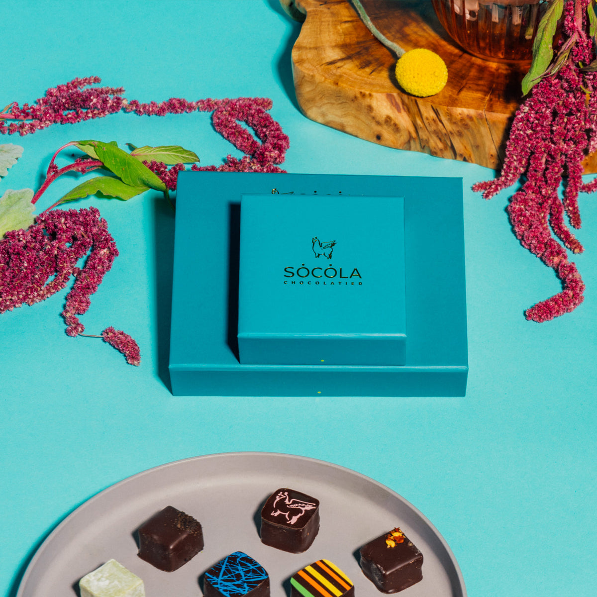 Socola Mini Tower of Chocolate Truffles (18 pcs) | Socola Chocolatier
